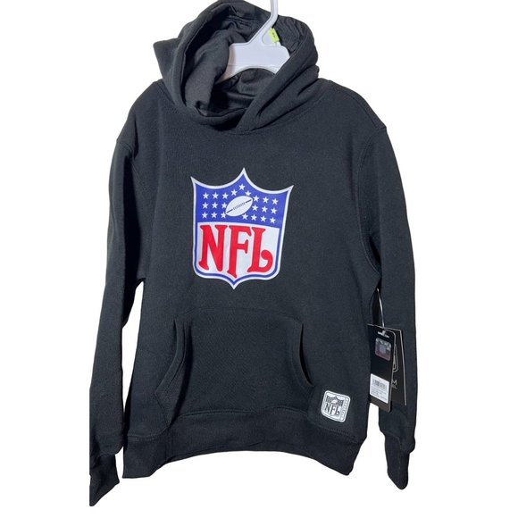 NFL | Shirts & Tops | Nfl Logo Black Hoodie National Football League 8 ...
